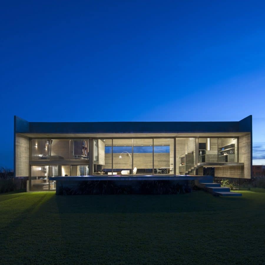 Concrete Atrium House by Tham & Videgard - ConcreteHomes.com